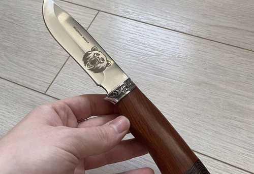 Нож охотник с медведем + ножны
