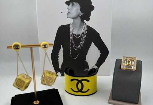 Серьги, браслет и кольцо Chanel