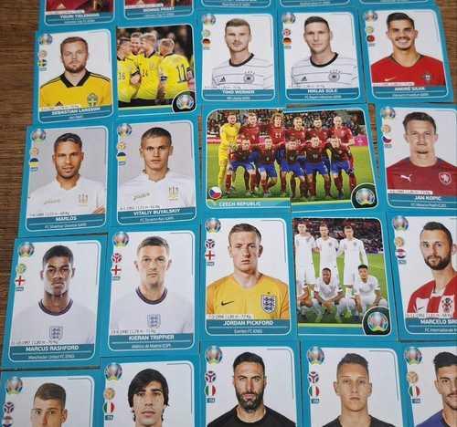 Panini Euro 2020(43 наклейки)