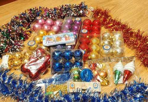 Ёлочные Новогодние игрушки,шары по 15р