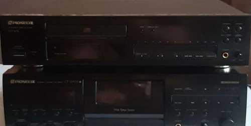 Дека кассетная и CD проигрыватель Pioneer