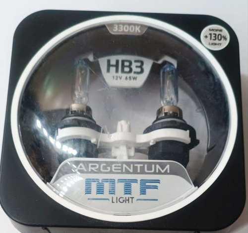 Галогенные лампы MTF Light 3300к hb3 (2шт)