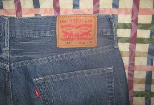 Джинсы levis 514 размер 32-34