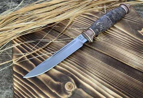 Нож финка "Северянка-2", клинок сталь Х12мф, стаби