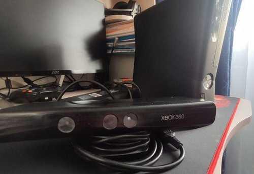 Xbox 360 + Kinect + 10игр (2 Kinect игры)