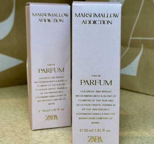 Zara marshmallow addict 30 ML мл Оригинал