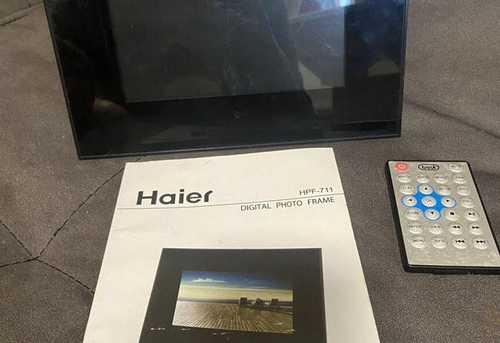 Цифровая фоторамка новая Haier