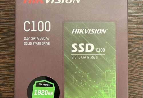 SSD накопитель Hikvision C100 2.5" 1,92 тб