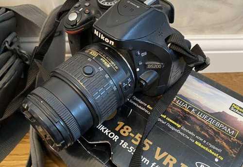 Nikon D5200 kit 18-55 + сумка в подарок