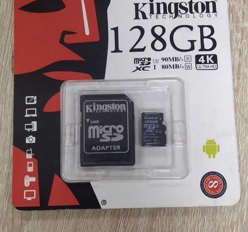 Карта памяти microsd 128 гб