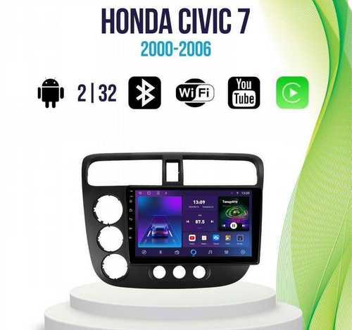 Магнитола Honda Civic 7 M series Android