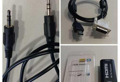 Кабели dvi, hdmi, display port