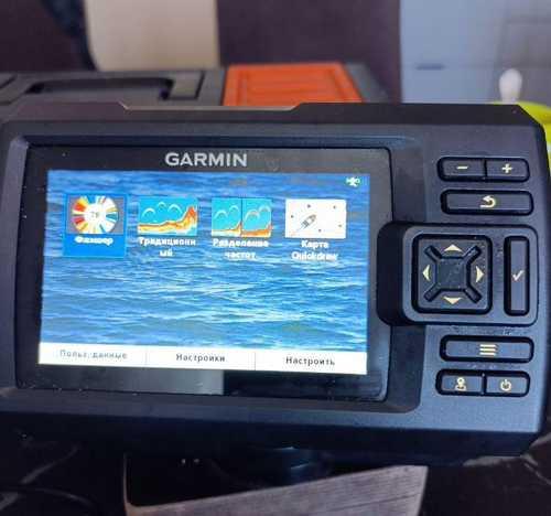 Эхолот garmin striker vivid 5cv с датчиком gt20 tm