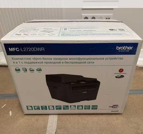 Мфу Brother MFC-L2720DWR WiFi / RJ-45 лазерный