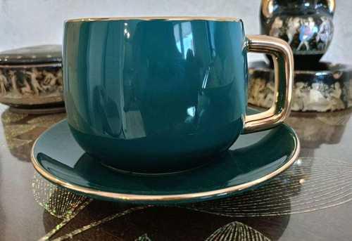 Чайная пара, стильный цвет "мурено", 200мл в упак