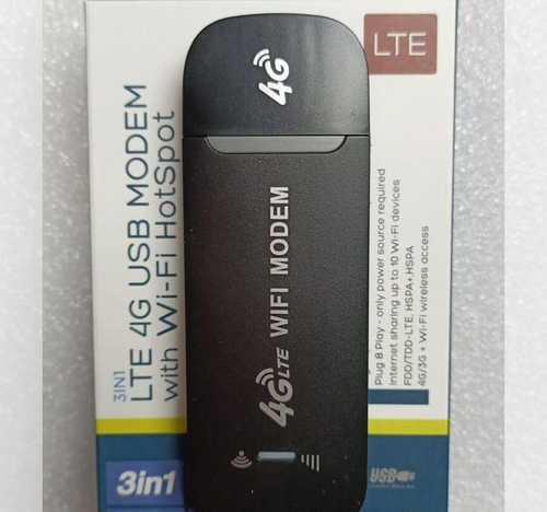 4G usb+wifi модем/роутер(+ тариф)