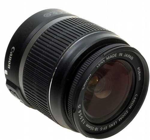 Canon Zoom lens EF-S 18-55mm f3.5-5.6 IS