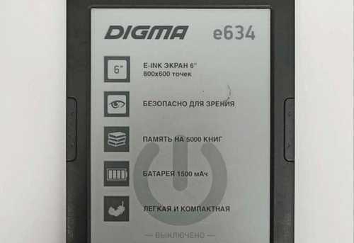 Электронная книга Digma e634
