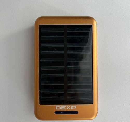 Портативный аккумулятор dexp Solar 10 нерабочий