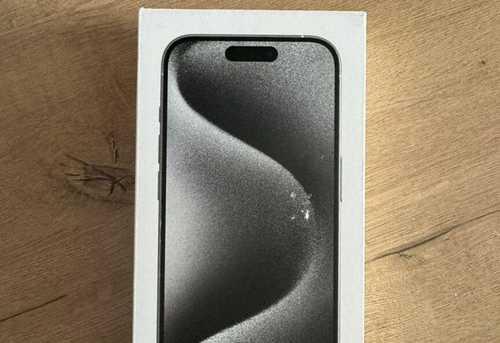 iPhone 15 pro 128 white titanium (nanosim+esim)