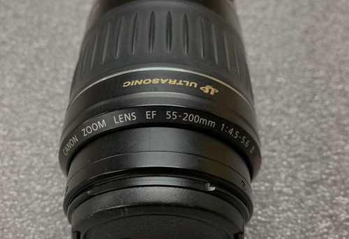 Объектив Canon EF 55-200 Отличное состояние