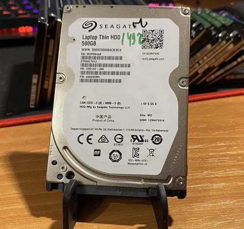 Жесткий диск WD 500gb 2.5 149 часов