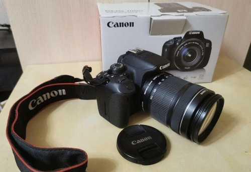 Фотоаппарат Canon 700d + обьектив 18-135mm