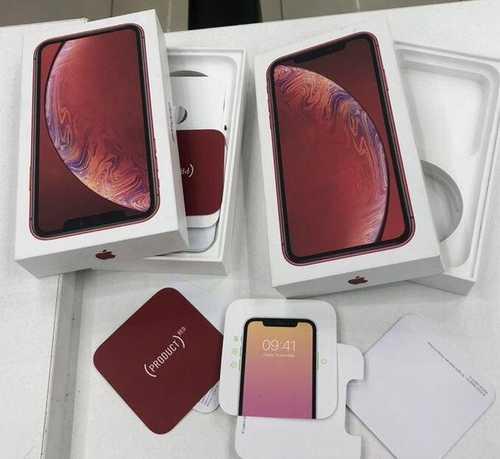 Коробка iPhone XR Red 64 и 128gb оригинал