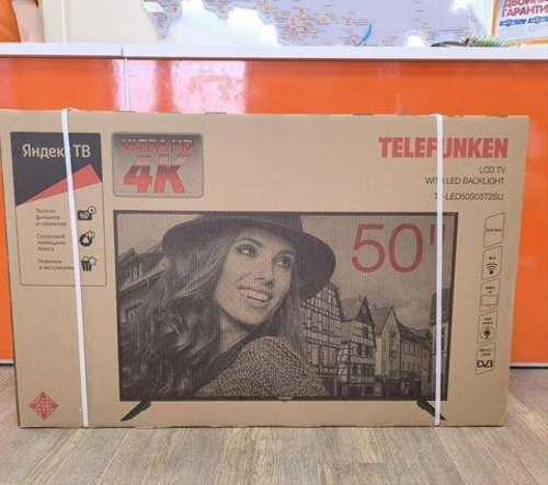 Телевизор 50" 4К UHD смарт с Алисой Telefunken