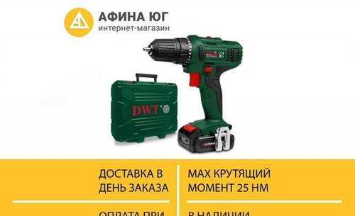 Шуруповерт аккумуляторный DWT ABS-12 L-2 BMC