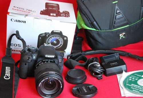 Canon 700D + объектив 18-135 STM