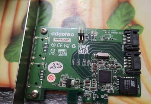 SATA raid контроллер Adaptec 1220 SA PCI rev B