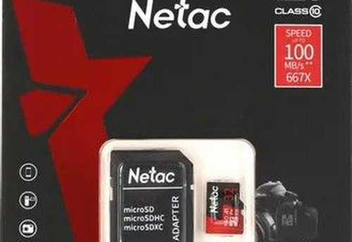 Карта памяти MicroSD 32 Гб Netac P500 Extreme Pro