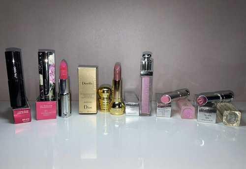 Dior помады Givenchy Shiseido