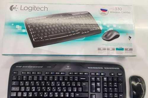 Комплект клавиатура+мышь Logitech MK330 Black USB