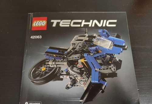 Lego Technic 42063 инструкция