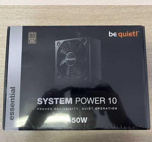 Блок питания be quiet system power 10 W450