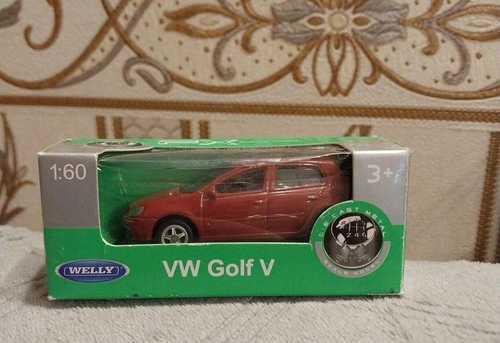 Модель welly 1:60 Volkswagen Golf 5