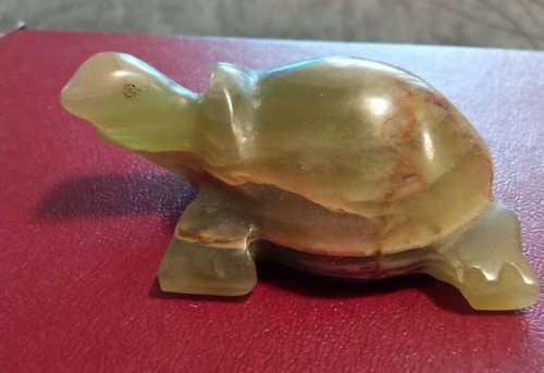 Фигурка черепахи оникс 8х6 см