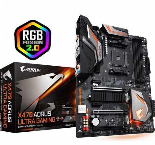 Материнская плата Aorus x470 ultra gaming