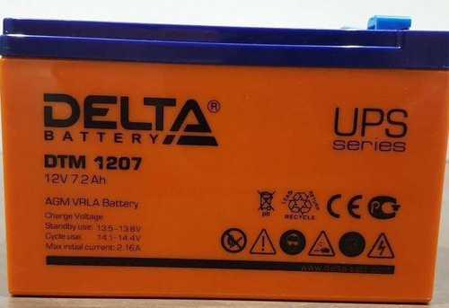 Аккумуляторная батарея Delta dtm 1207