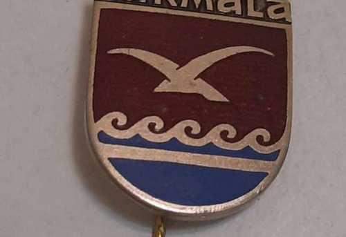 Значки СССР глазурь на иголке Юрмала