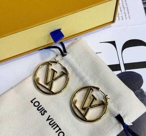 Серьги Louis Vuitton