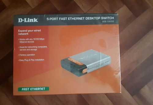 Сетевой коммутатор (switch) D-Link DES-1005D