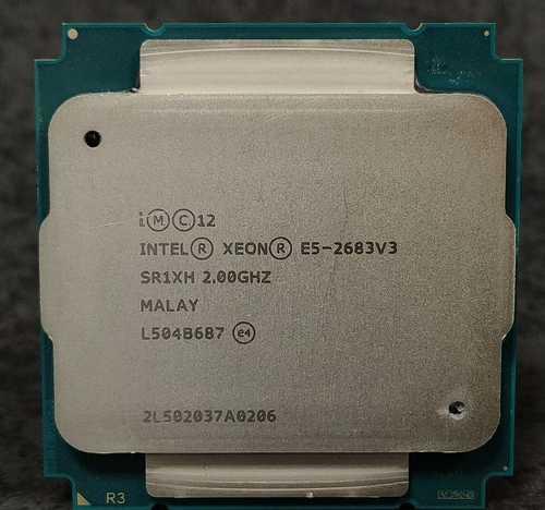 Intel Xeon E5 2683v3 14c/28t, 2.0GHz-3.0GHz, 120W