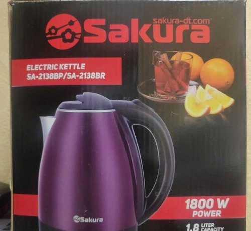 Чайник sakura SA-2138BP (объём 1.8л. Фиолетовый