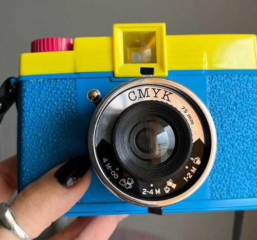 Пленочный фотоаппарат Diana F  cmyk, разноцветный