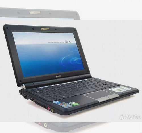 Ноутбук asus Eee PC 1000H, лицензионная Windows 10