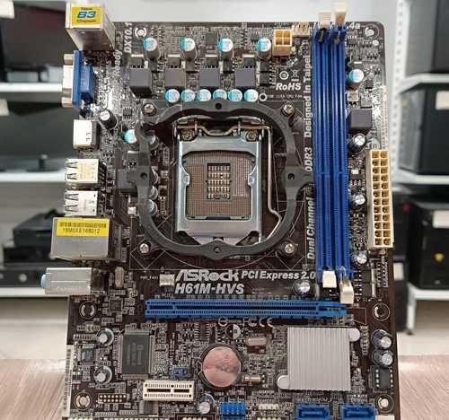 Материнская плата asrock H61M-HVS