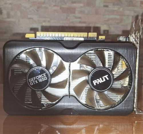 Видеокарта GeForce GTX 1650 Dual Fan 4GB gddr6